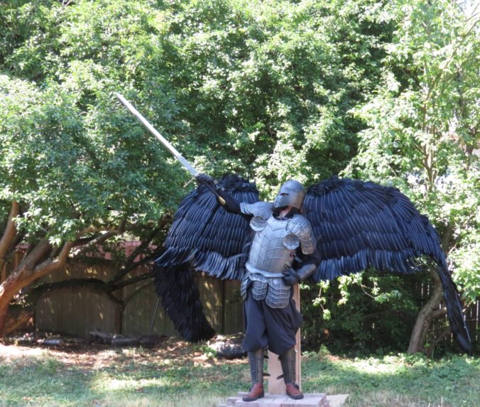 20 foot wide outstretched articulating wings - Angel Wing Makers